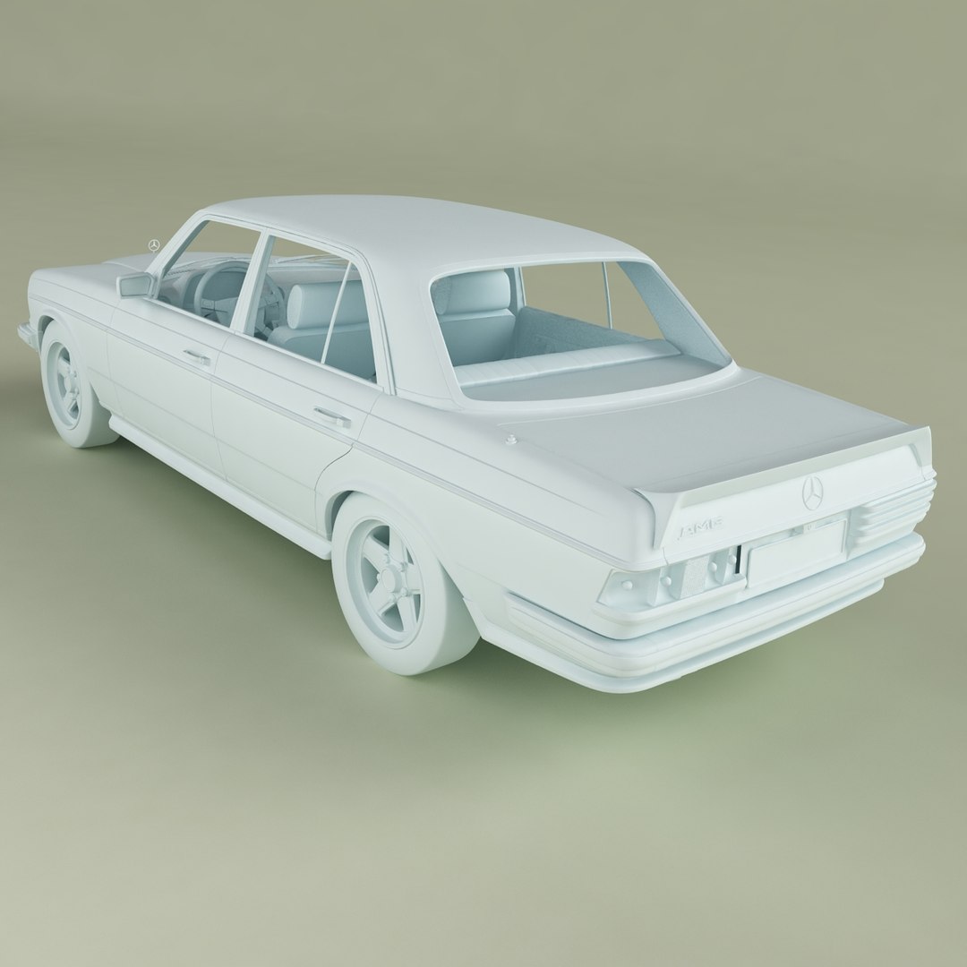 Mercedes-Benz W123 AMG 3D Model - TurboSquid 2097547