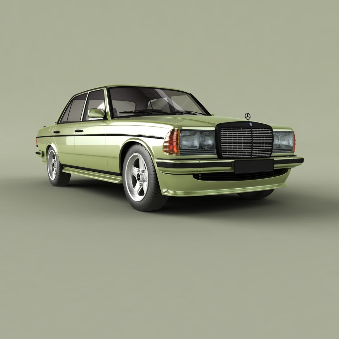Mercedes-Benz W123 AMG 3D Model - TurboSquid 2097547