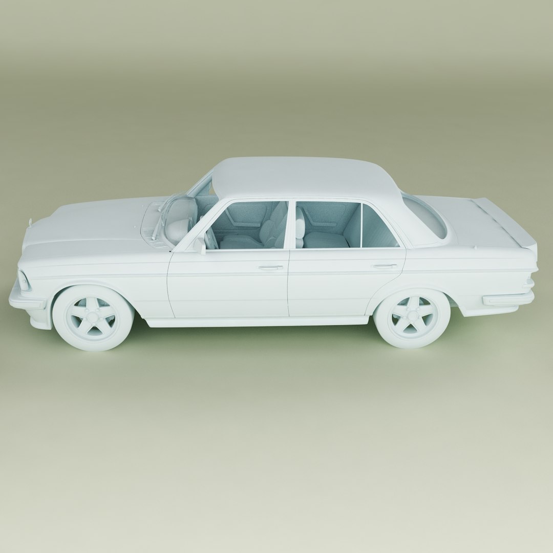 Mercedes-Benz W123 AMG 3D Model - TurboSquid 2097547