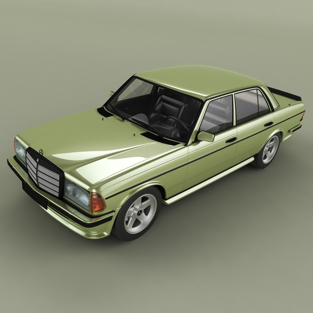 Mercedes-Benz W123 AMG 3D model - TurboSquid 2097547