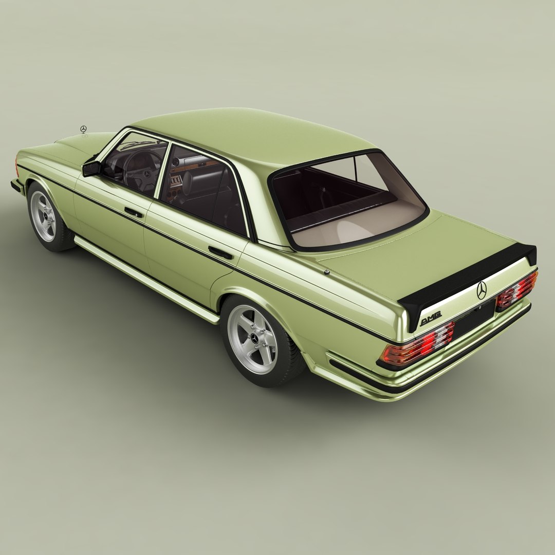 Mercedes-Benz W123 AMG 3D Model - TurboSquid 2097547
