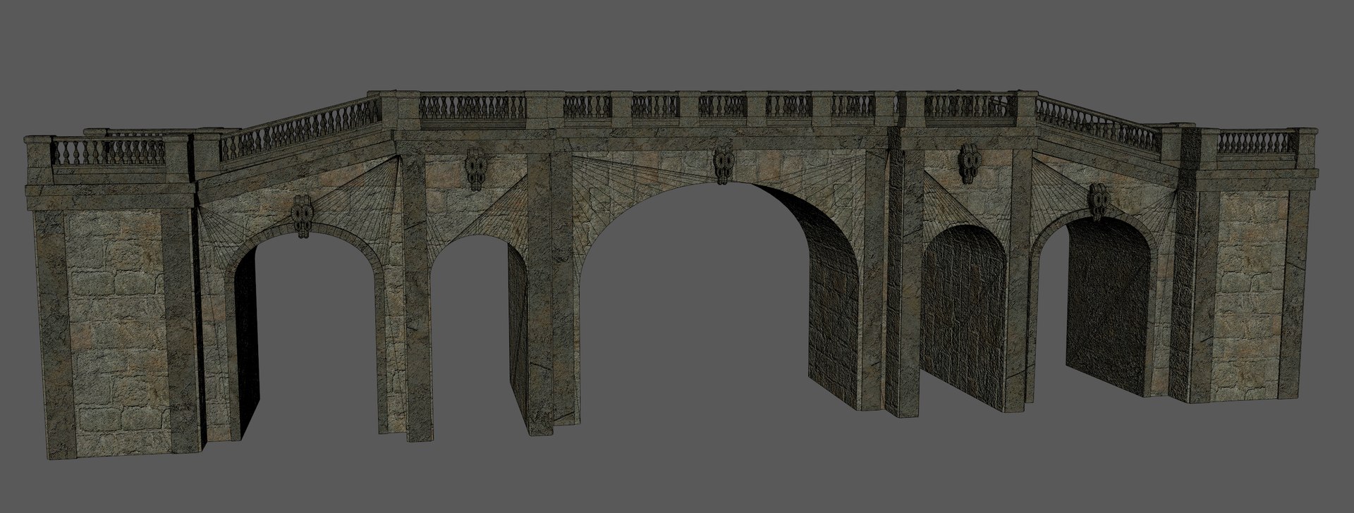 Fantasy Ancient Bridge Model - TurboSquid 1868357