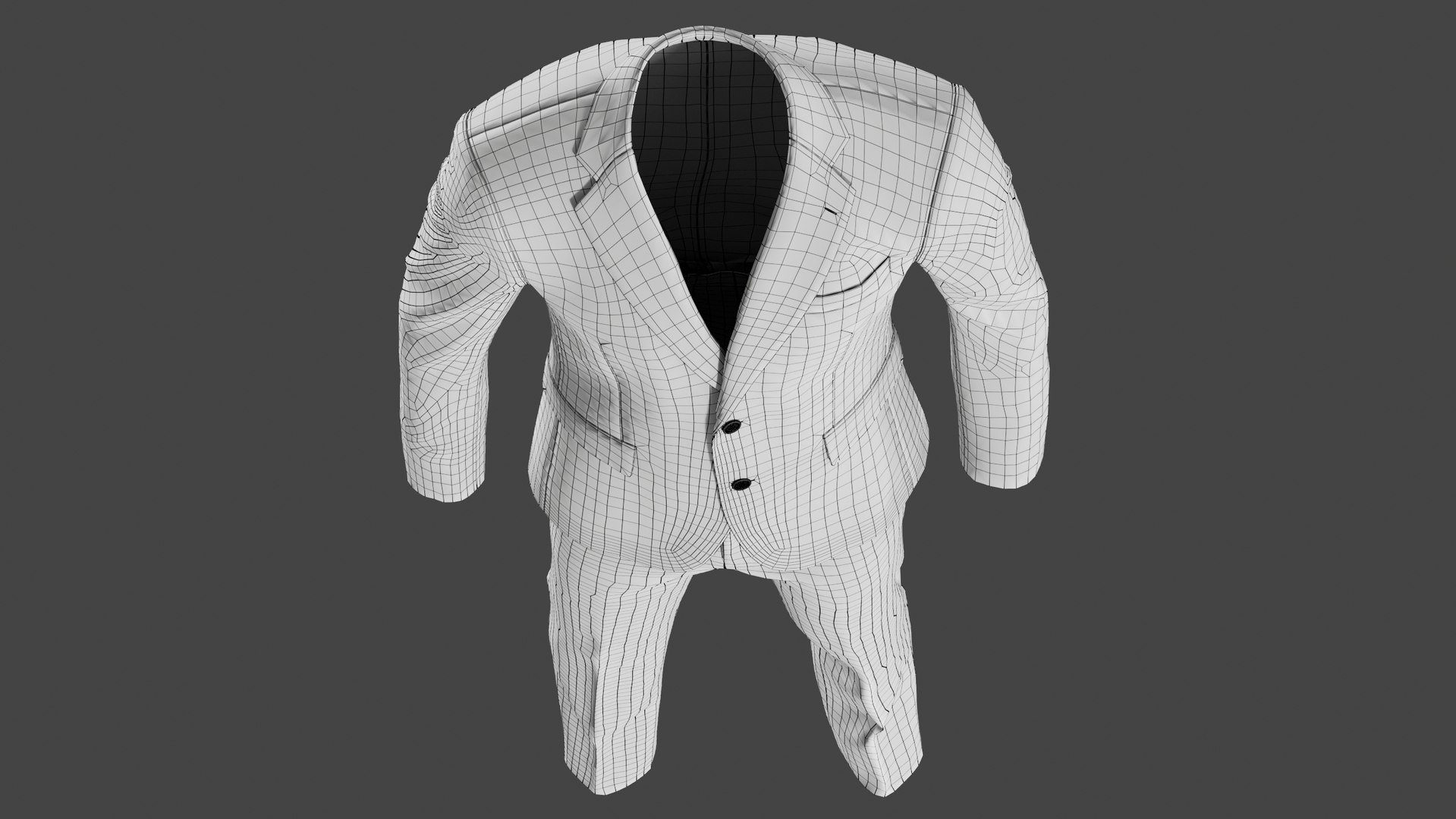 Mesh Men S Jacket 3D Model - TurboSquid 1674281