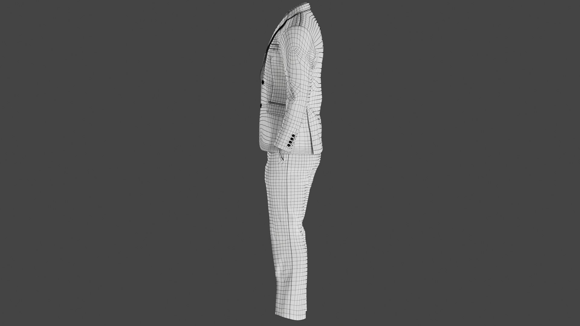 Mesh Men S Jacket 3D Model - TurboSquid 1674281