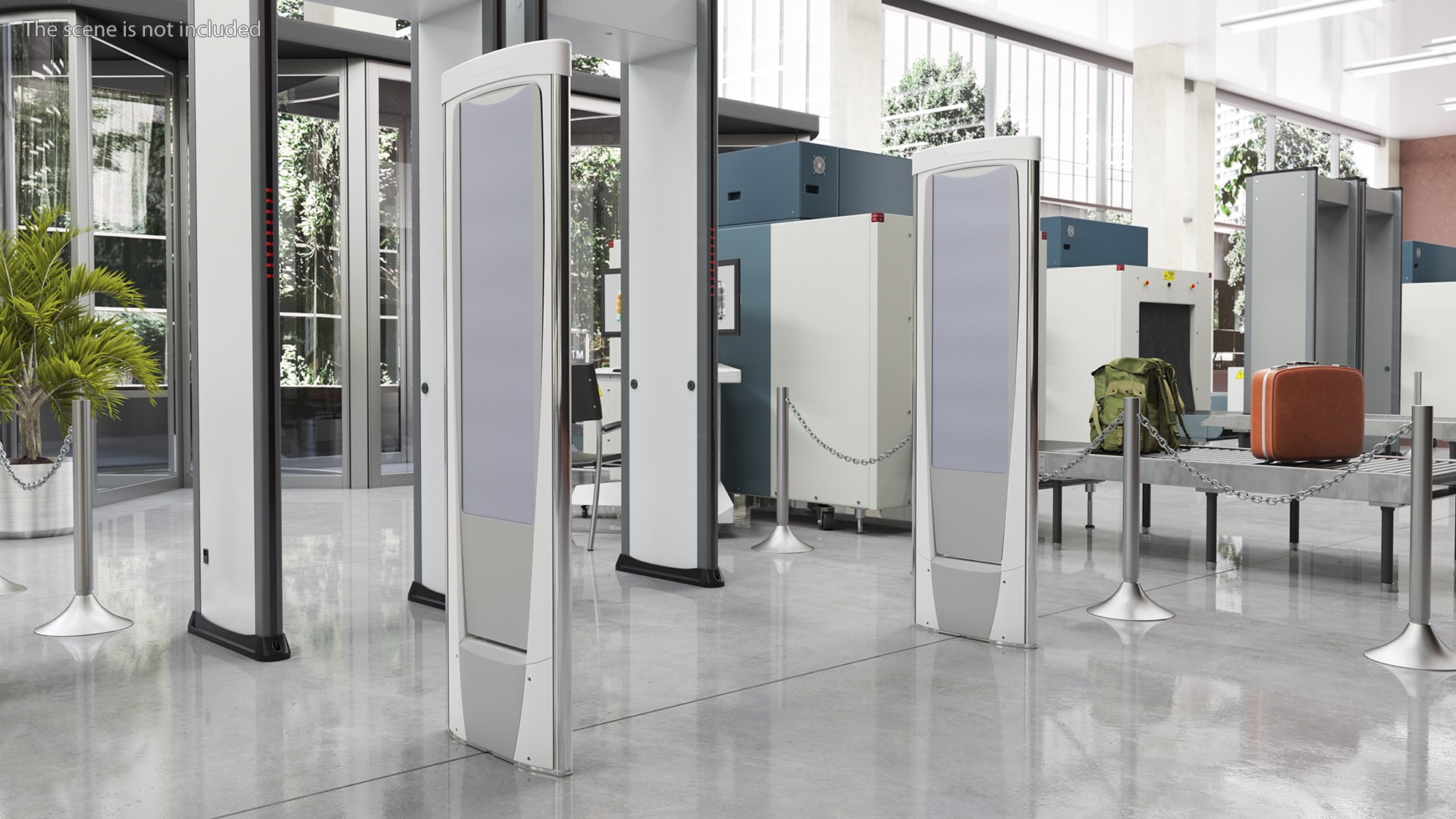 3D Anti Theft Gate Model - TurboSquid 1893039