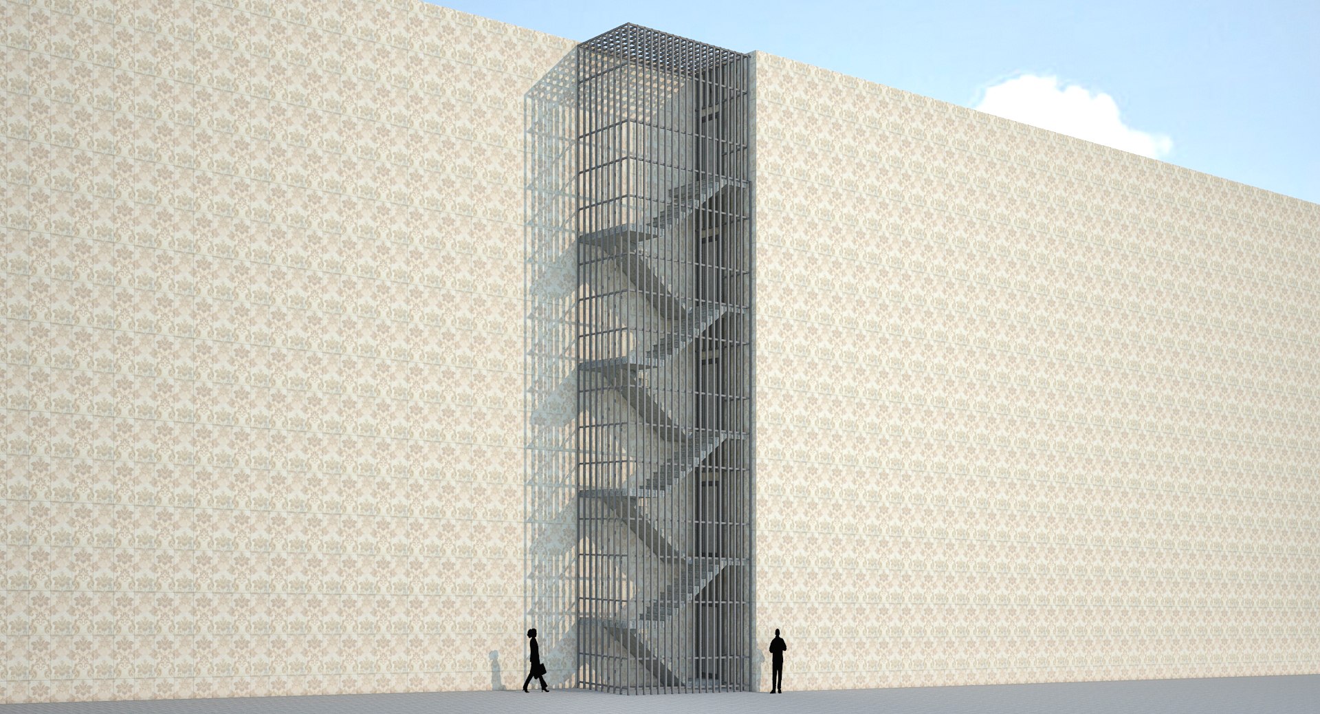 Fireescape 3D Model - TurboSquid 1355663