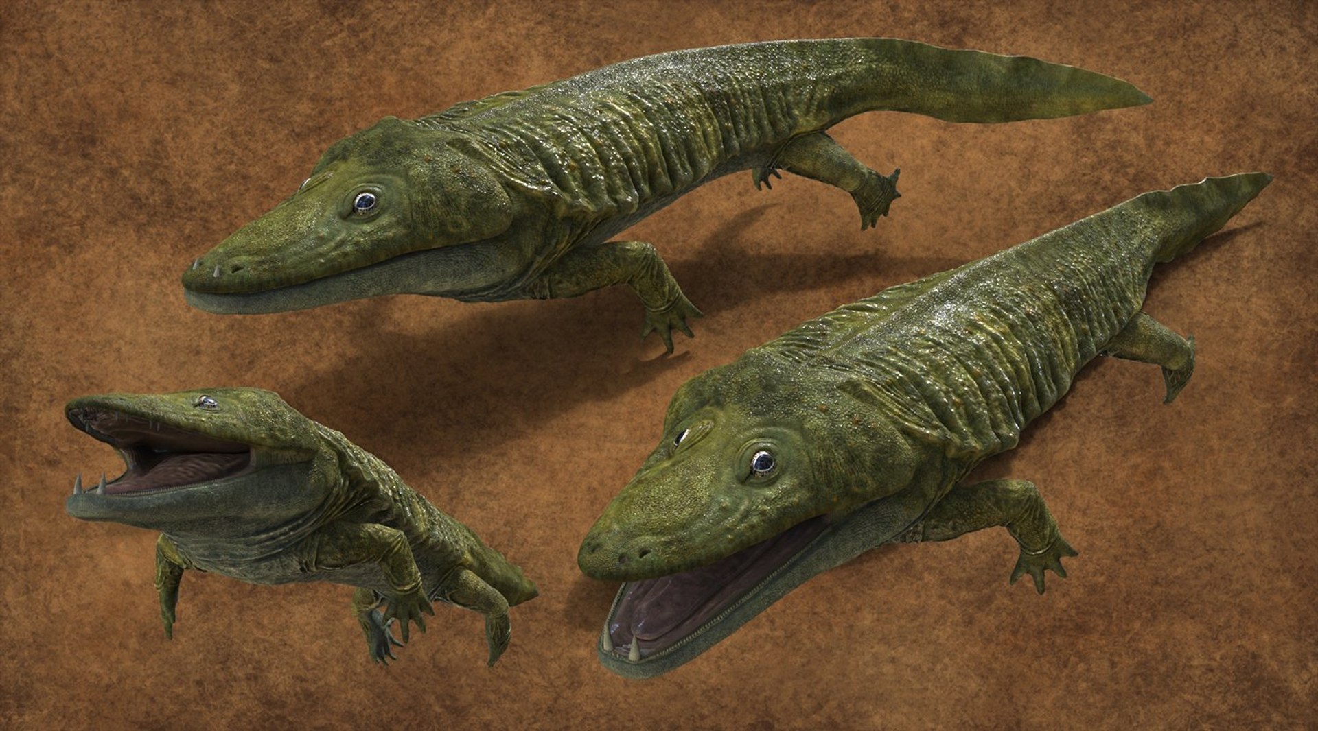 3D Model Mastodonsaurus - TurboSquid 1229870