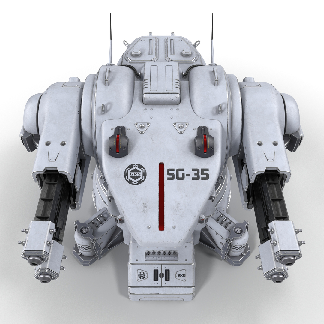 3D turret science fiction - TurboSquid 1195750