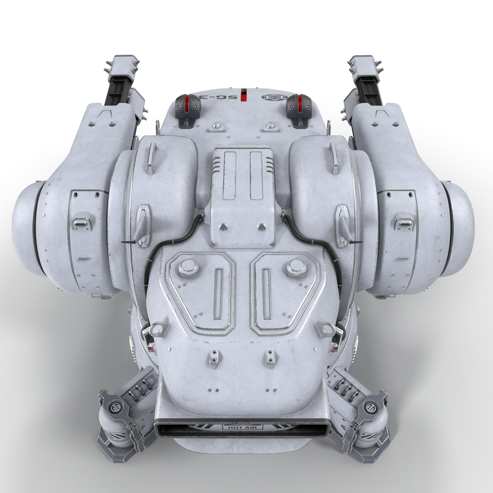 3D turret science fiction - TurboSquid 1195750