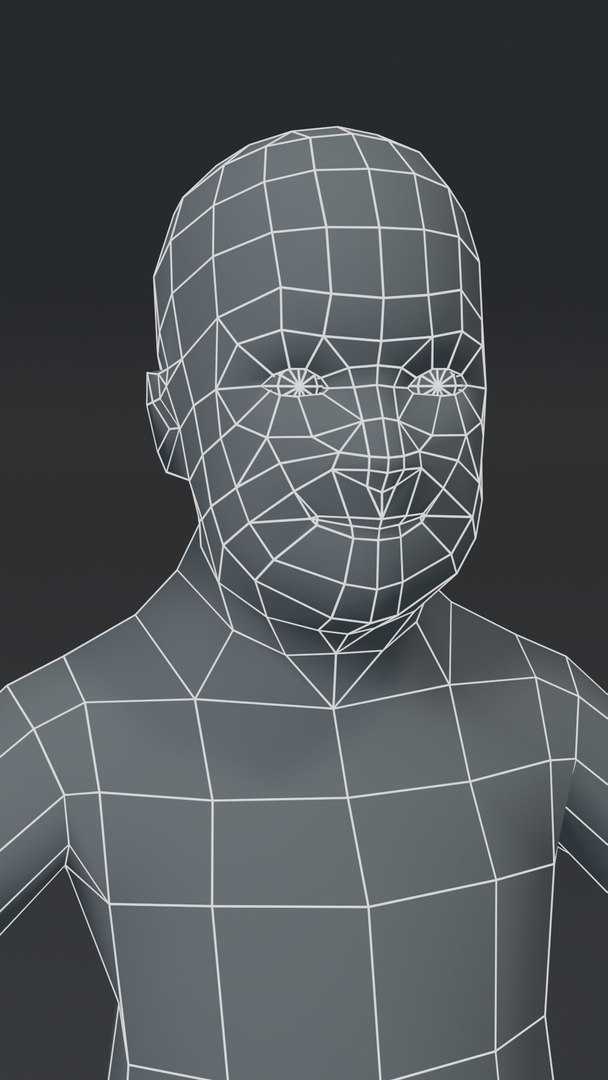 3D Human Base Mesh Model - TurboSquid 1671857