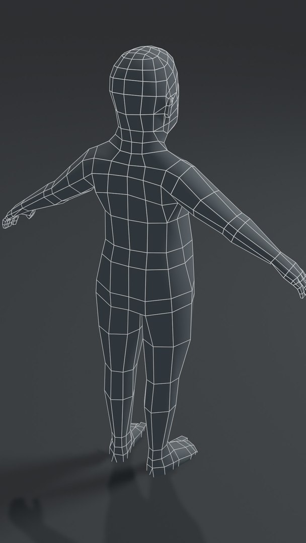 3D Human Base Mesh Model - TurboSquid 1671857