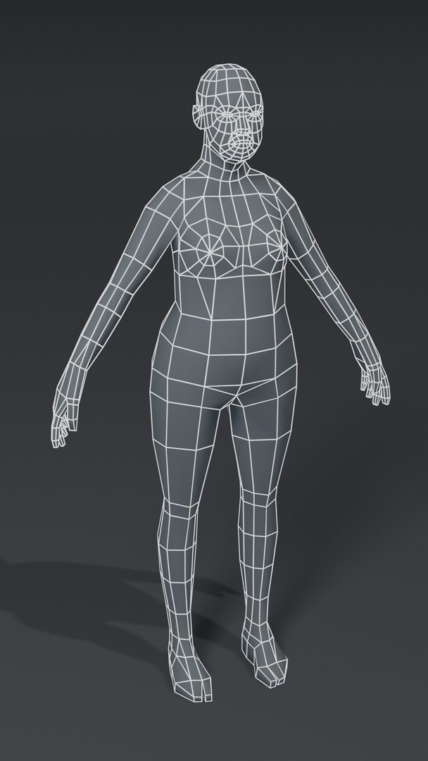 3D Human Base Mesh Model - TurboSquid 1671857