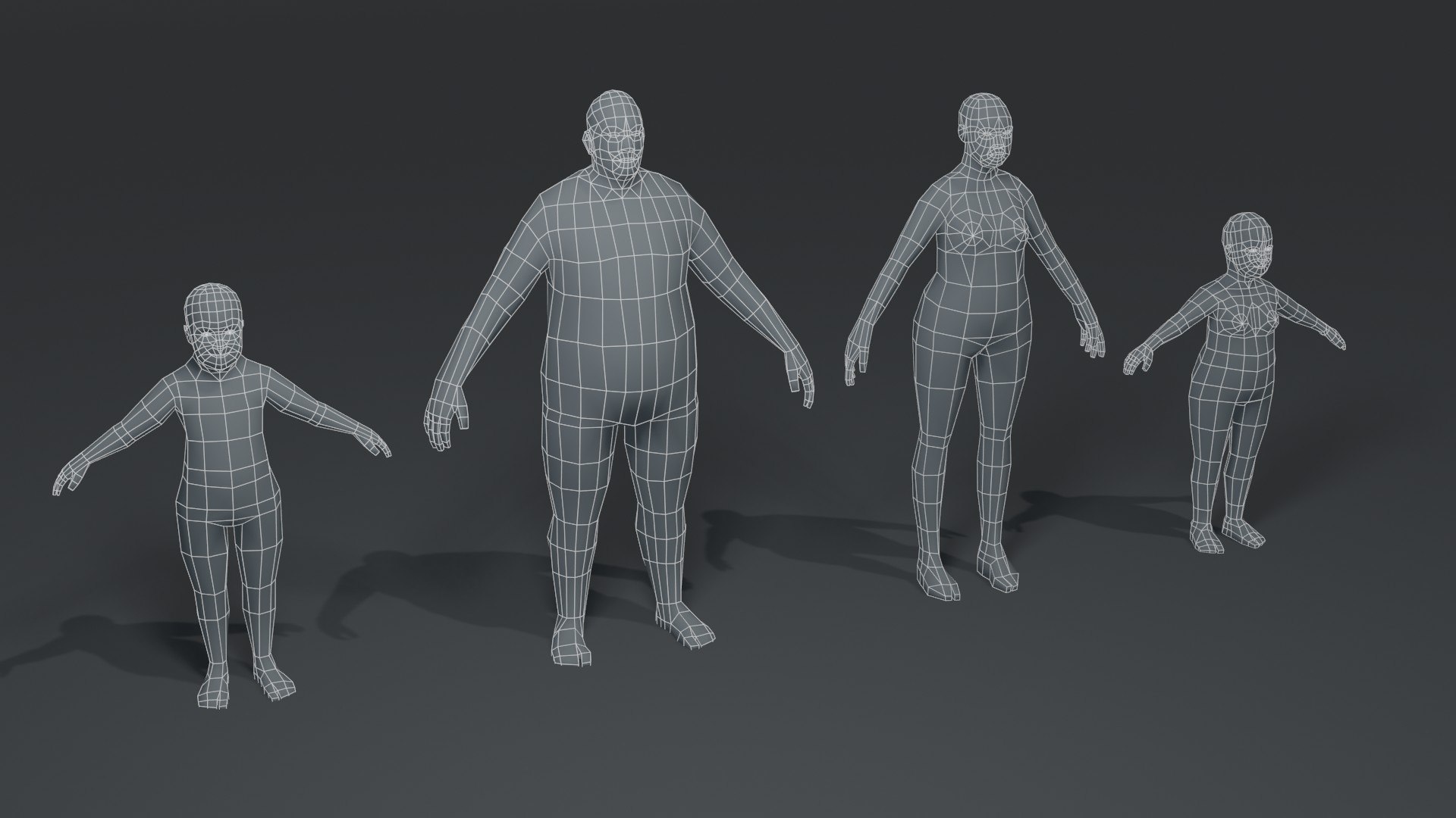 3D human base mesh model - TurboSquid 1671857