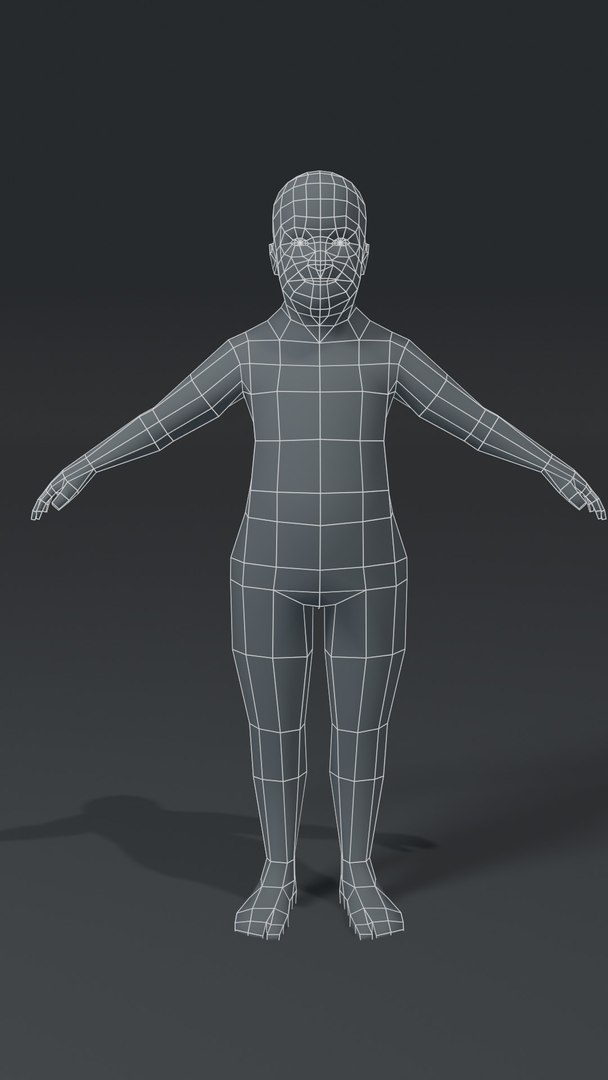 3D Human Base Mesh Model - TurboSquid 1671857