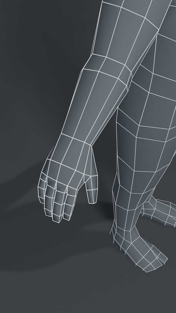 3D Human Base Mesh Model - TurboSquid 1671857