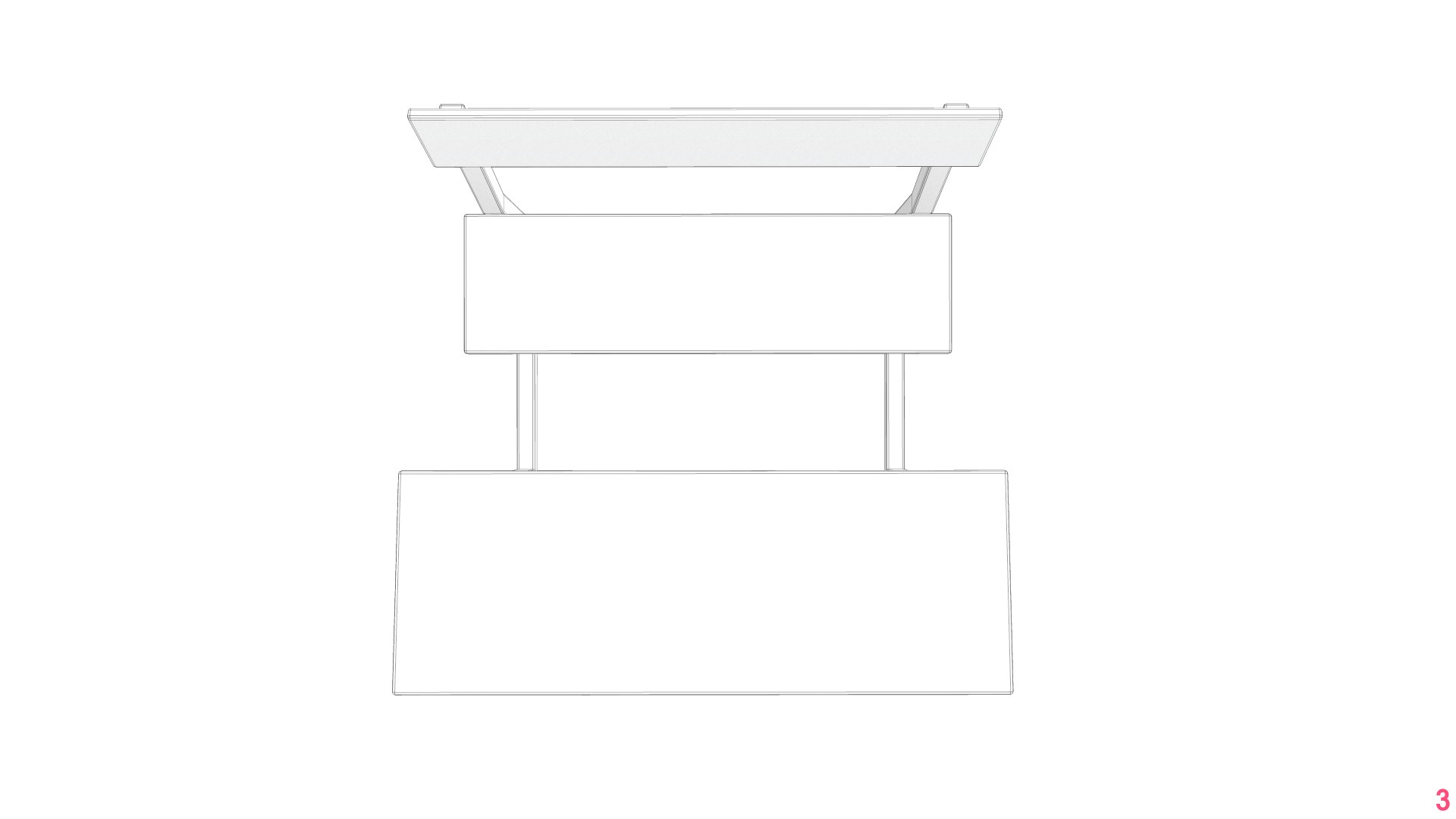 3D Model School Bench - TurboSquid 1735572