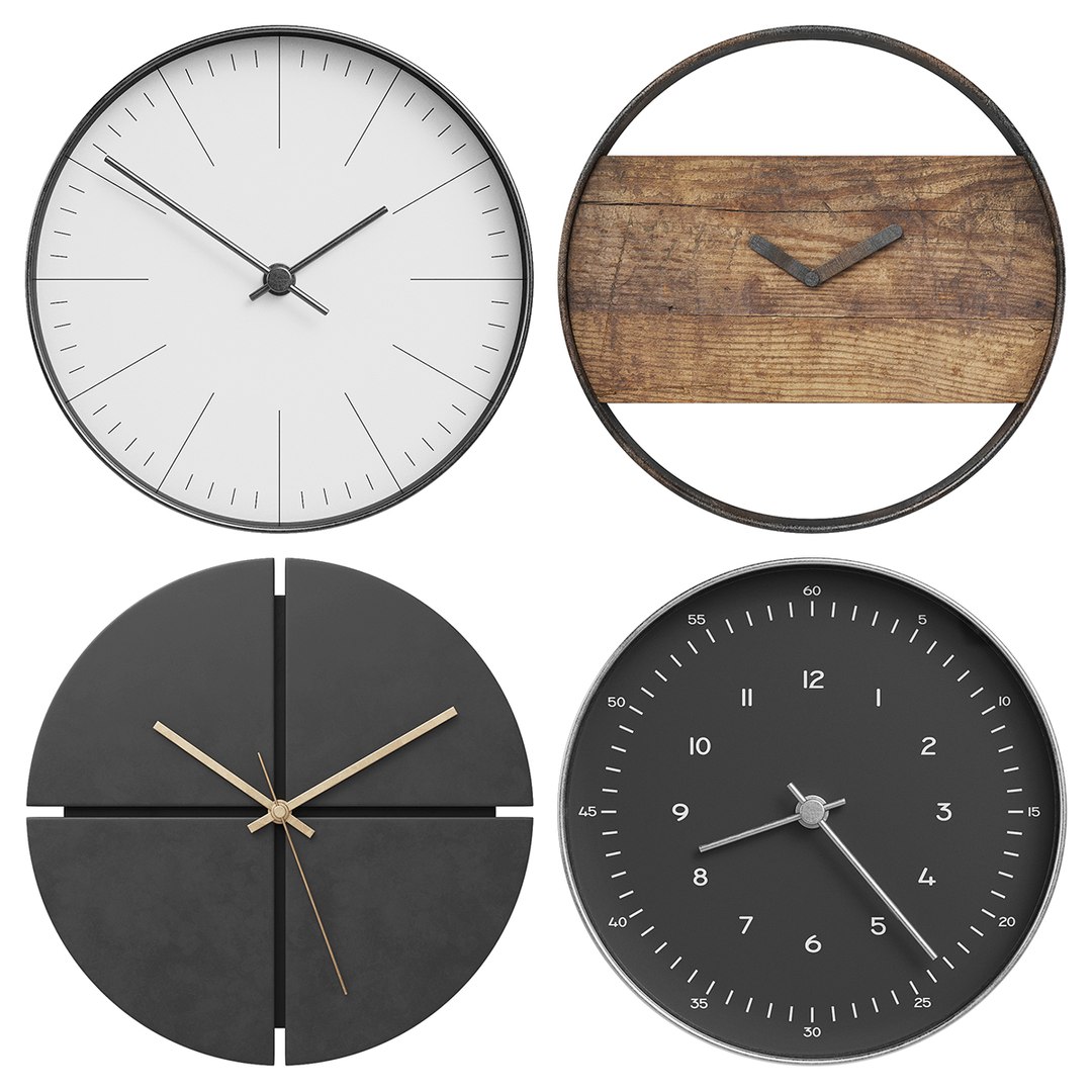 3D clock - TurboSquid 1523134