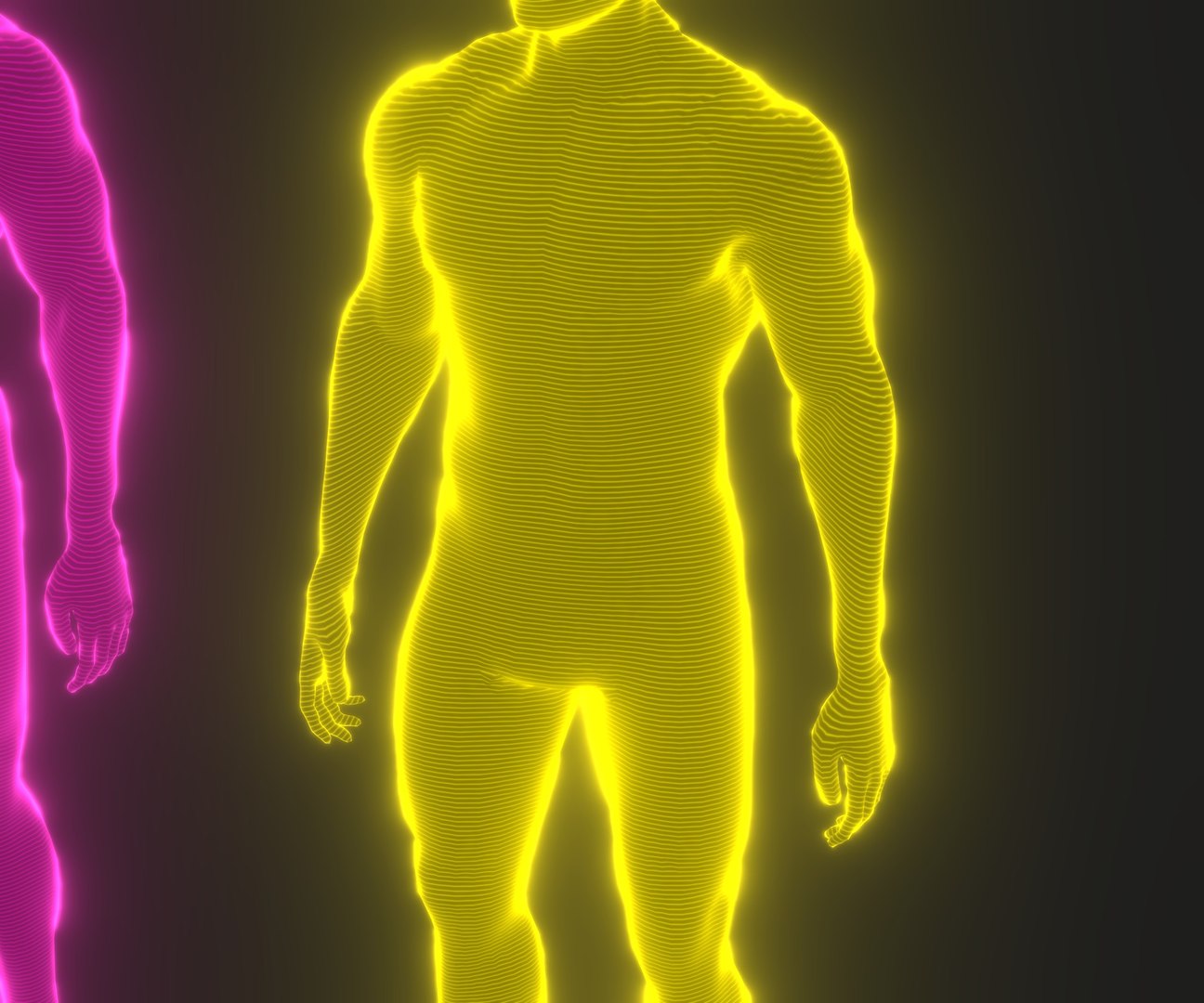 3D Animated Human Hologram Male 3D Model Model - TurboSquid 1862638