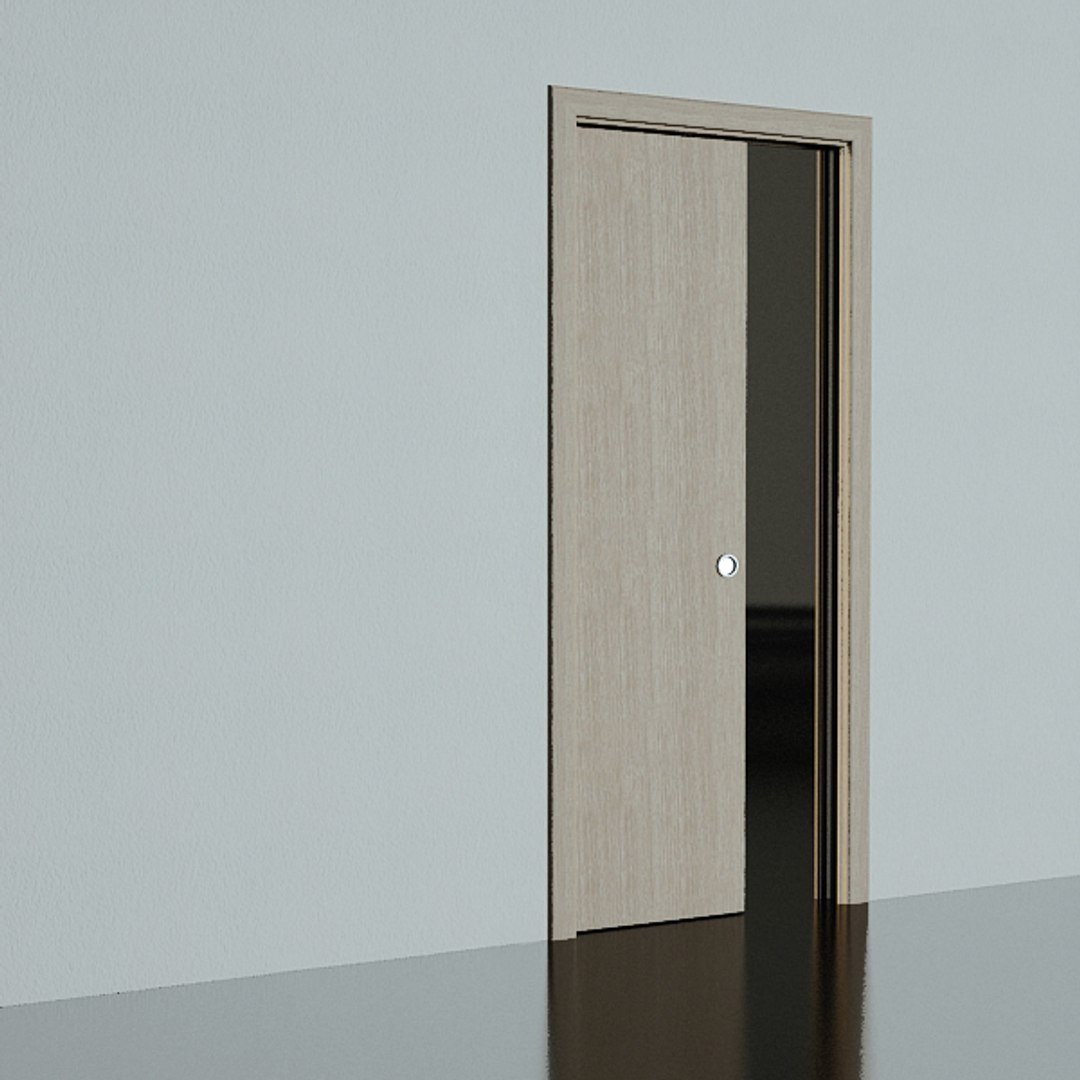 3d model sliding door