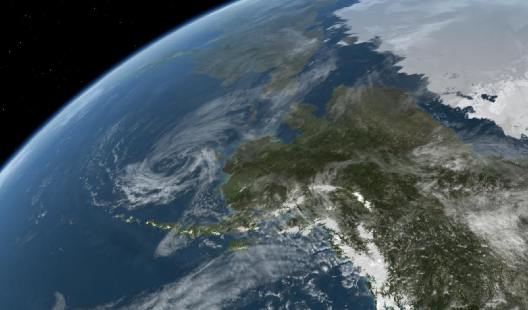 3d Model Earth Cloud 16k