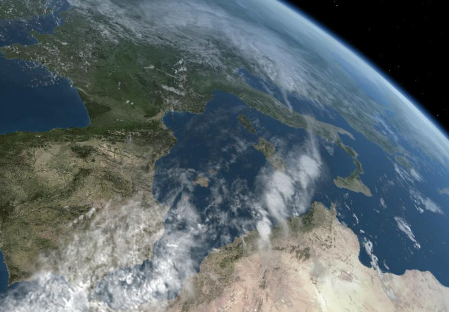 3d Model Earth Cloud 16k