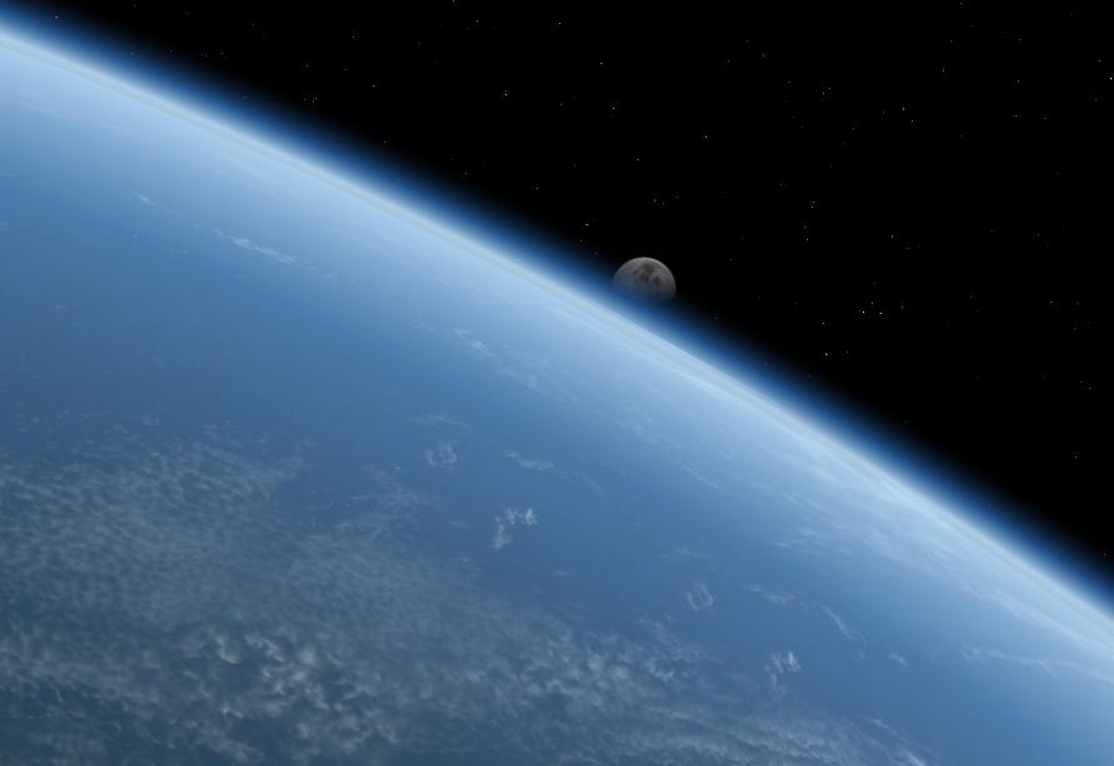 3d Model Earth Cloud 16k