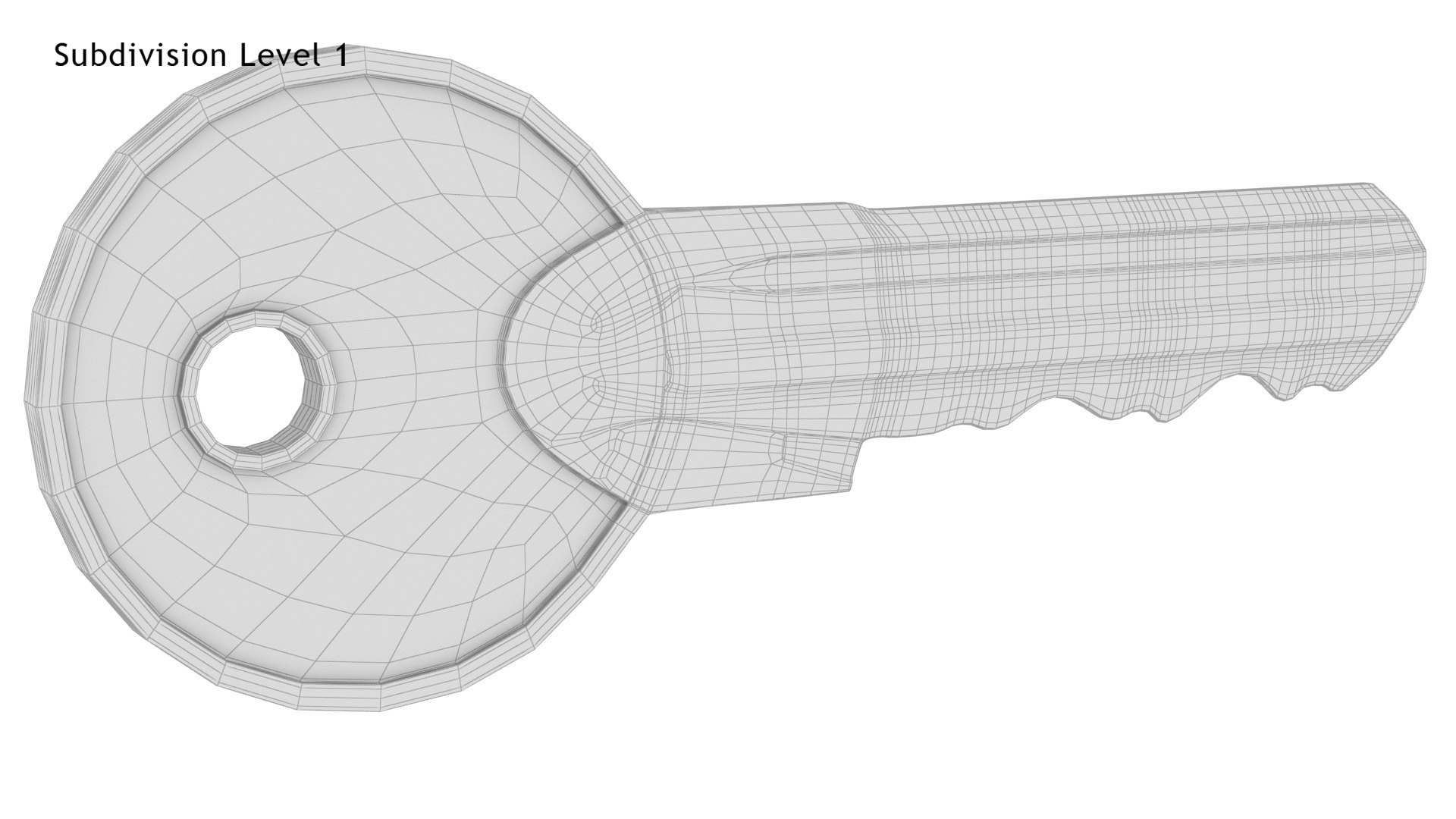 Door Key Golden V01 3D model - TurboSquid 1738853