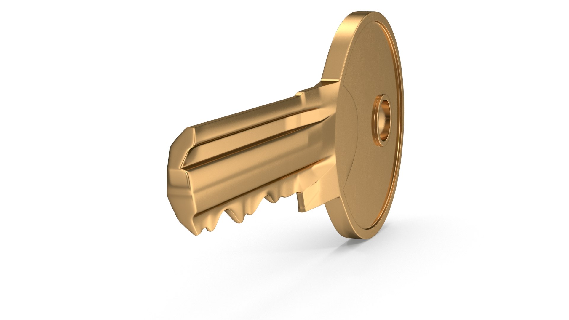 Door Key Golden V01 3D Model - TurboSquid 1738853