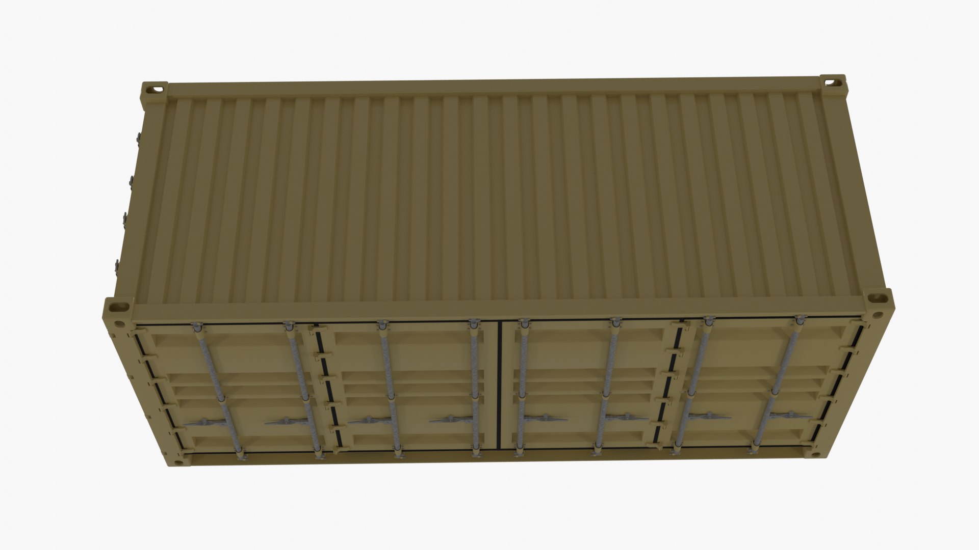 Shipping Container 20ft Side Opening 3D Model - TurboSquid 2031534