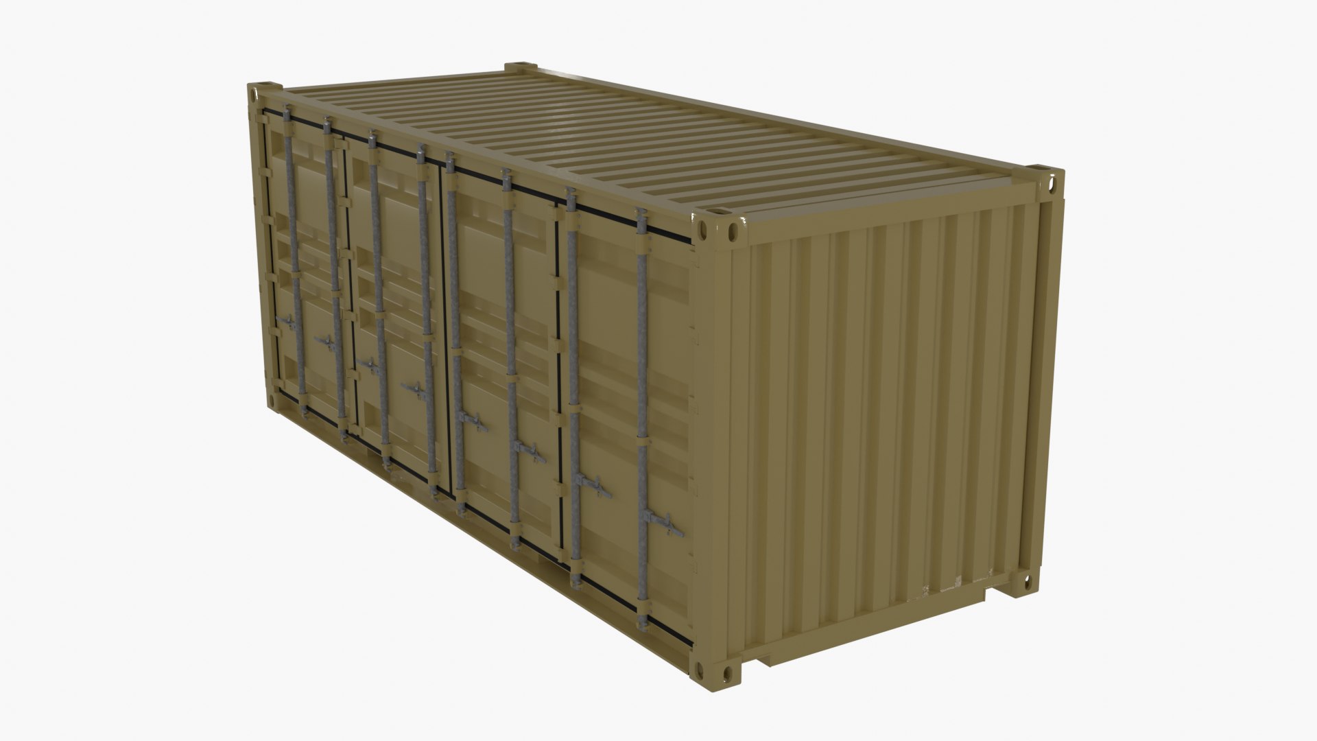 Shipping Container 20ft Side Opening 3D Model - TurboSquid 2031534