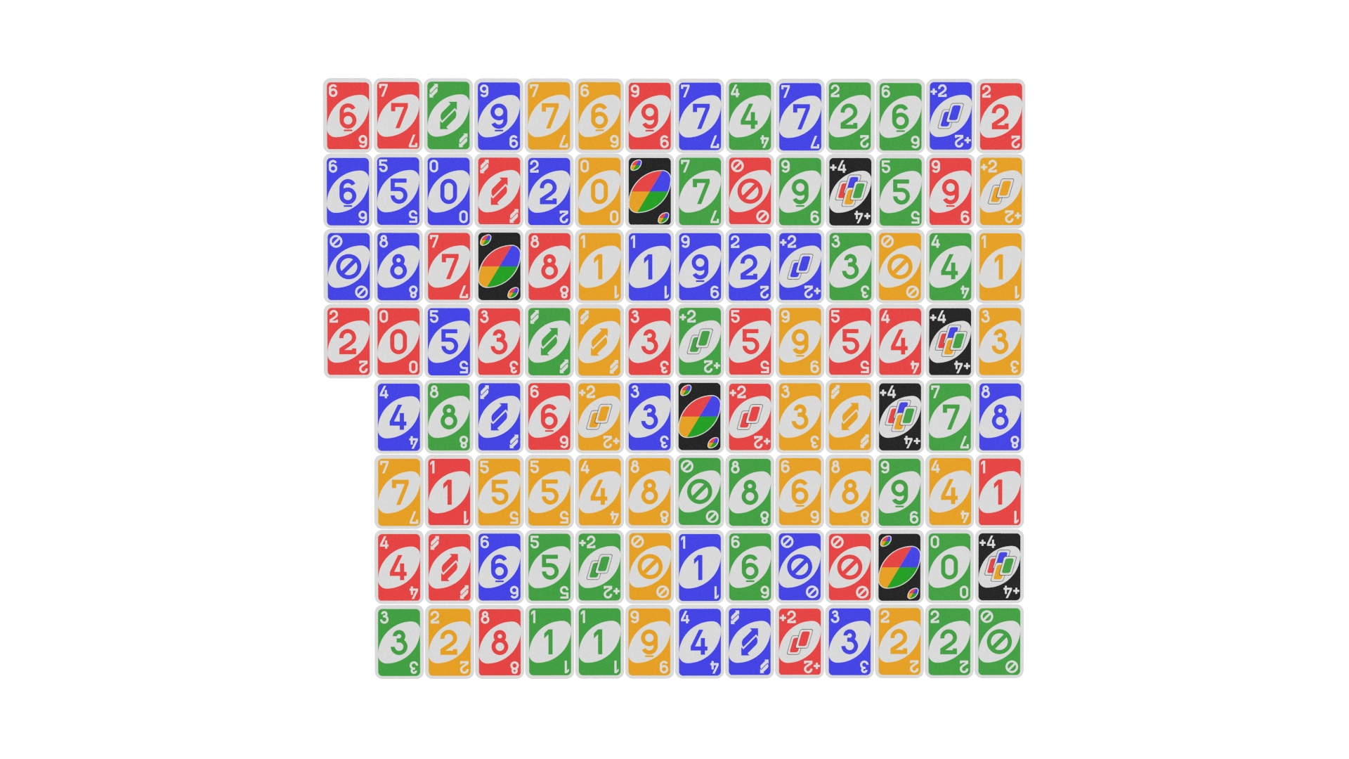 3D Detailed UNO Cards - TurboSquid 2179613