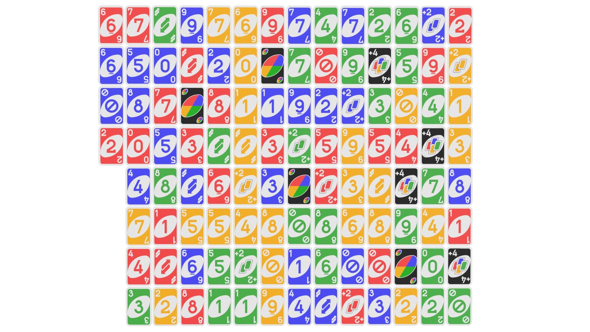 3D Detailed UNO Cards - TurboSquid 2179613