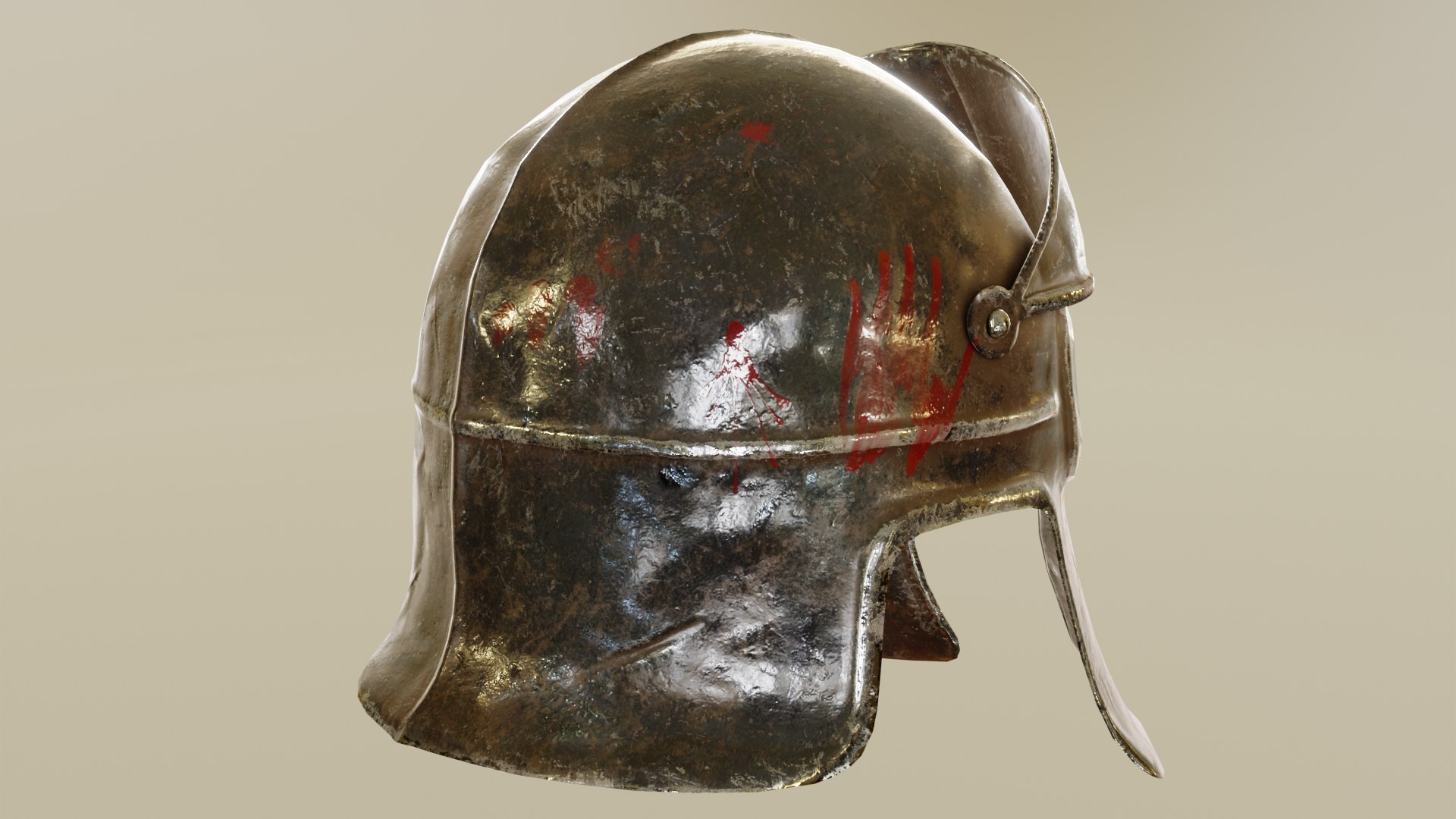 Spartan Helmet 3D Model With PBR Texture 3D - TurboSquid 1964687
