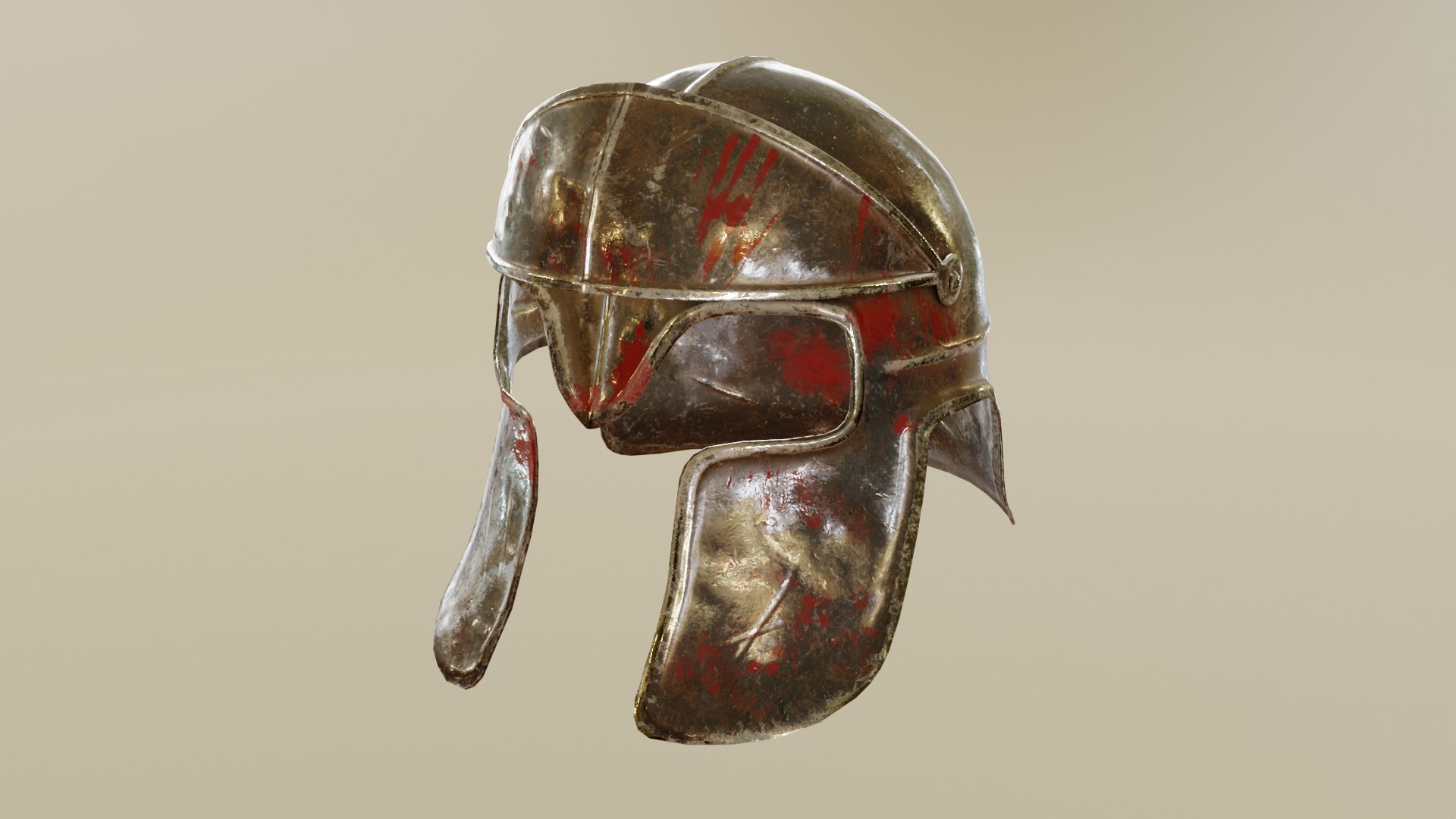 Spartan Helmet 3D Model With PBR Texture 3D - TurboSquid 1964687
