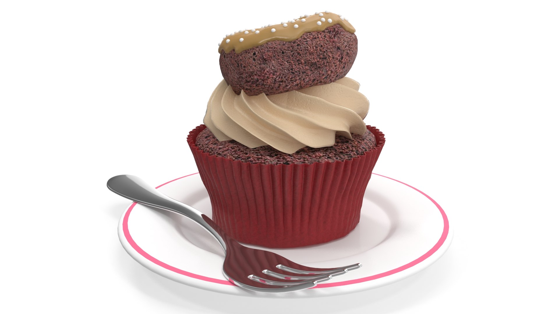 3D Cupcake 014 Model - TurboSquid 2247997