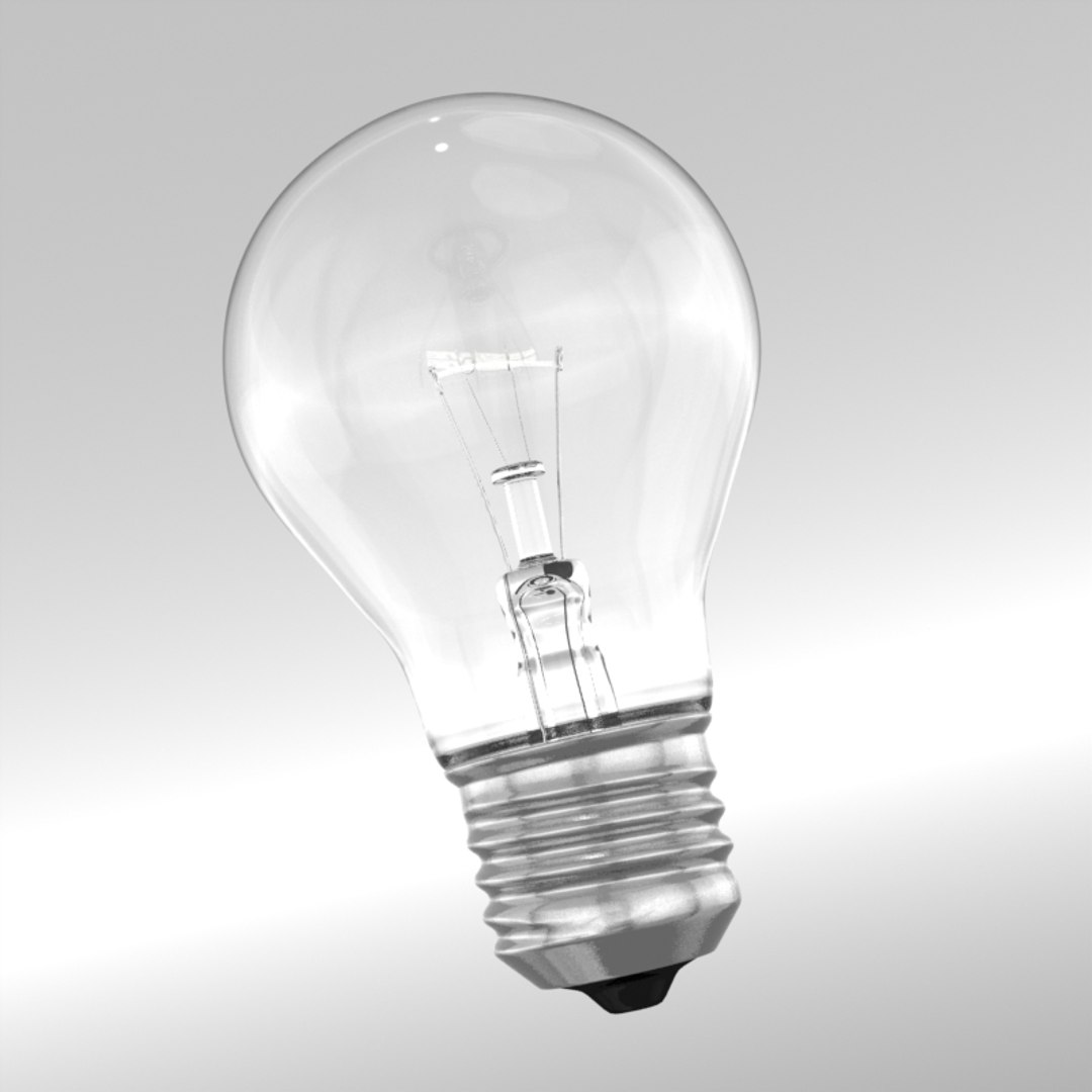 light bulb 3d lwo