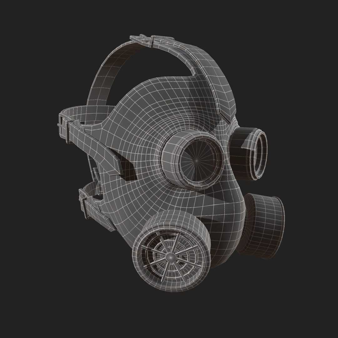 Gas Mask Model - TurboSquid 1485539