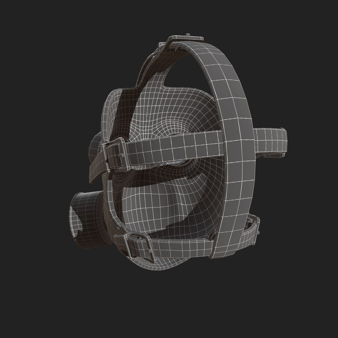 Gas Mask Model - TurboSquid 1485539