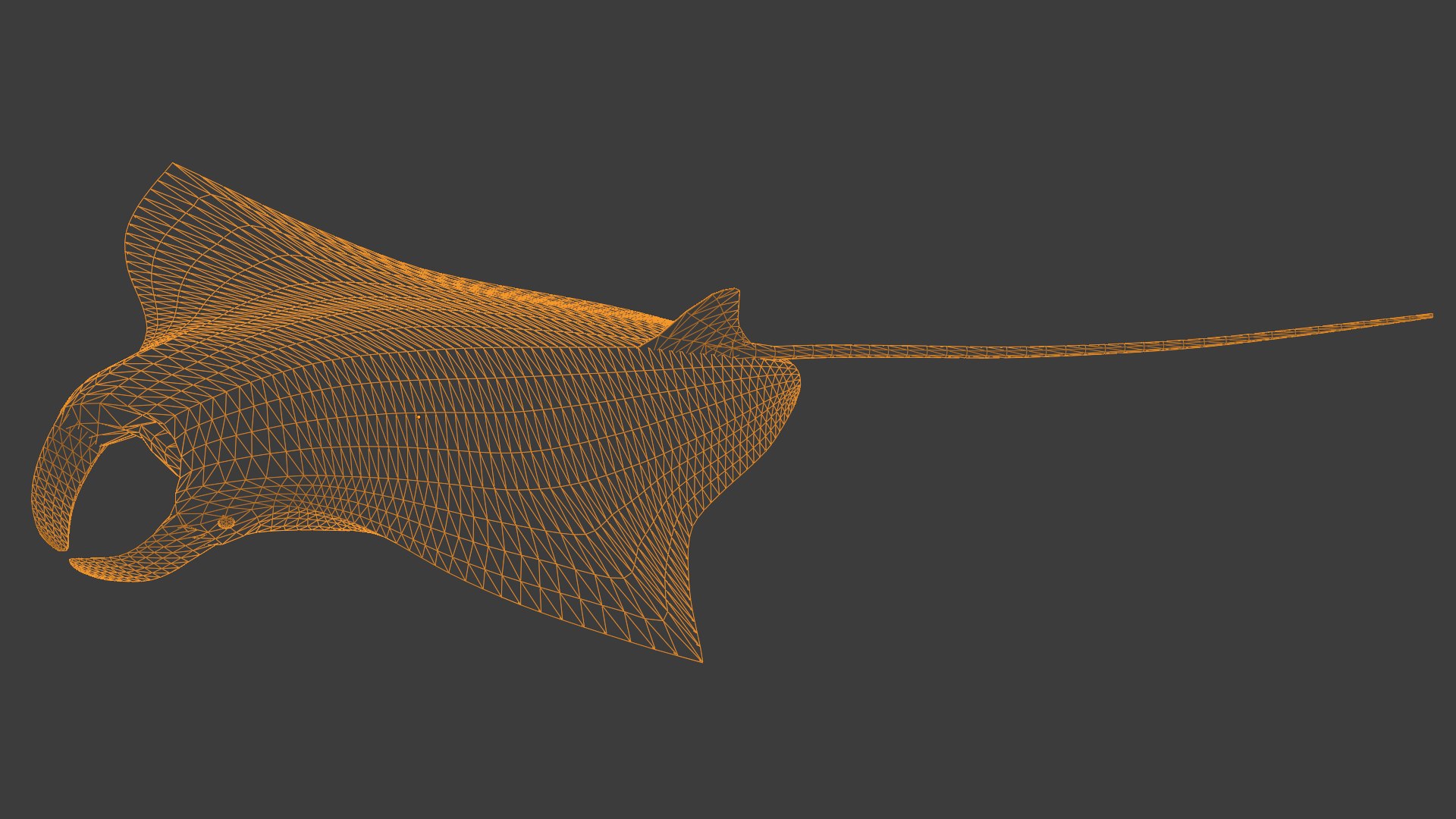 Fish Manta 3d Model