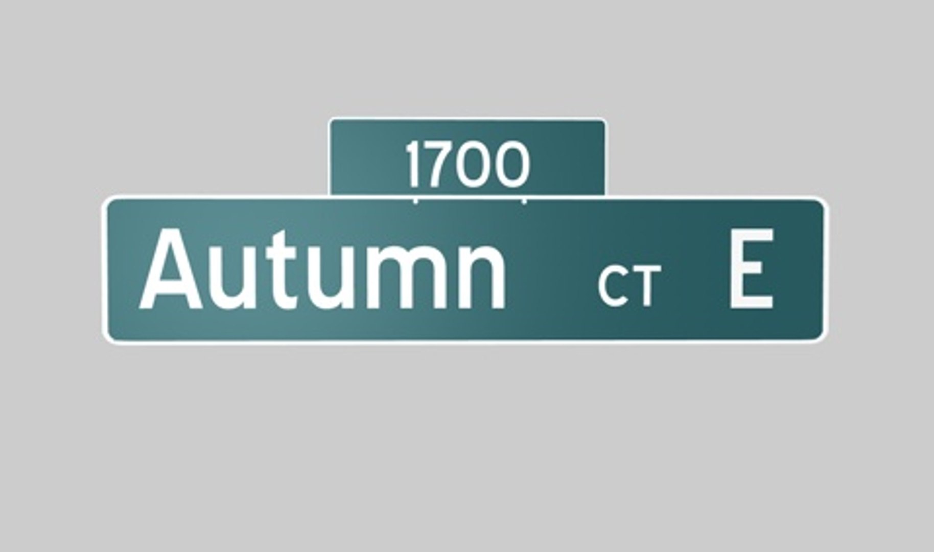 206 Street Signs Names 3d Model