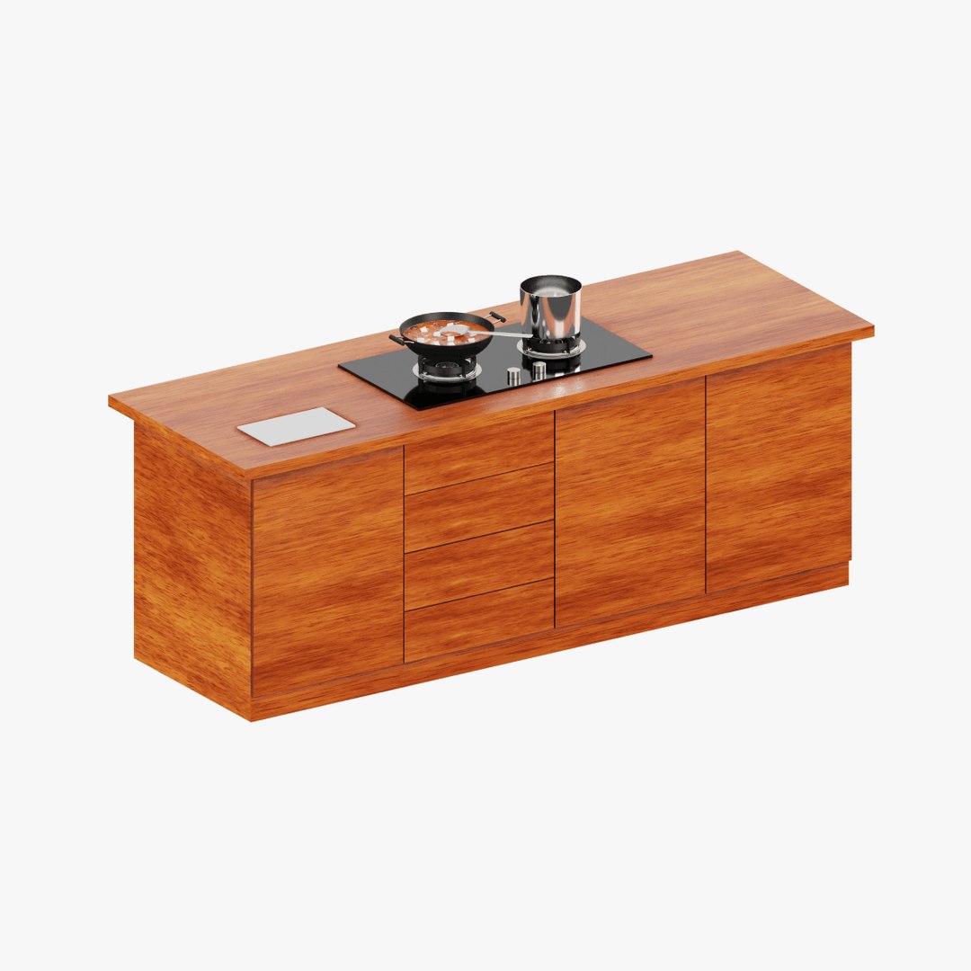 Modern Kitchen Cooking Food 3D Model 3D - TurboSquid 2247855