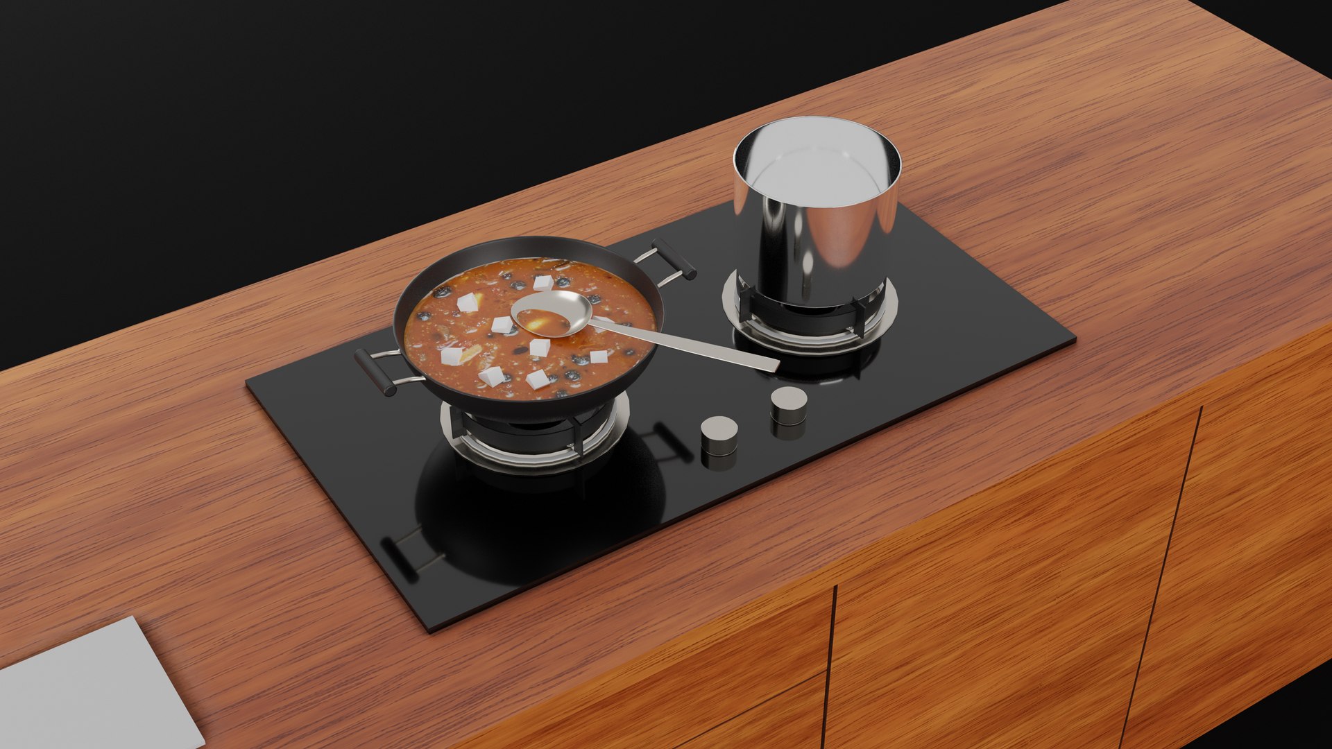 Modern Kitchen Cooking Food 3D Model 3D - TurboSquid 2247855