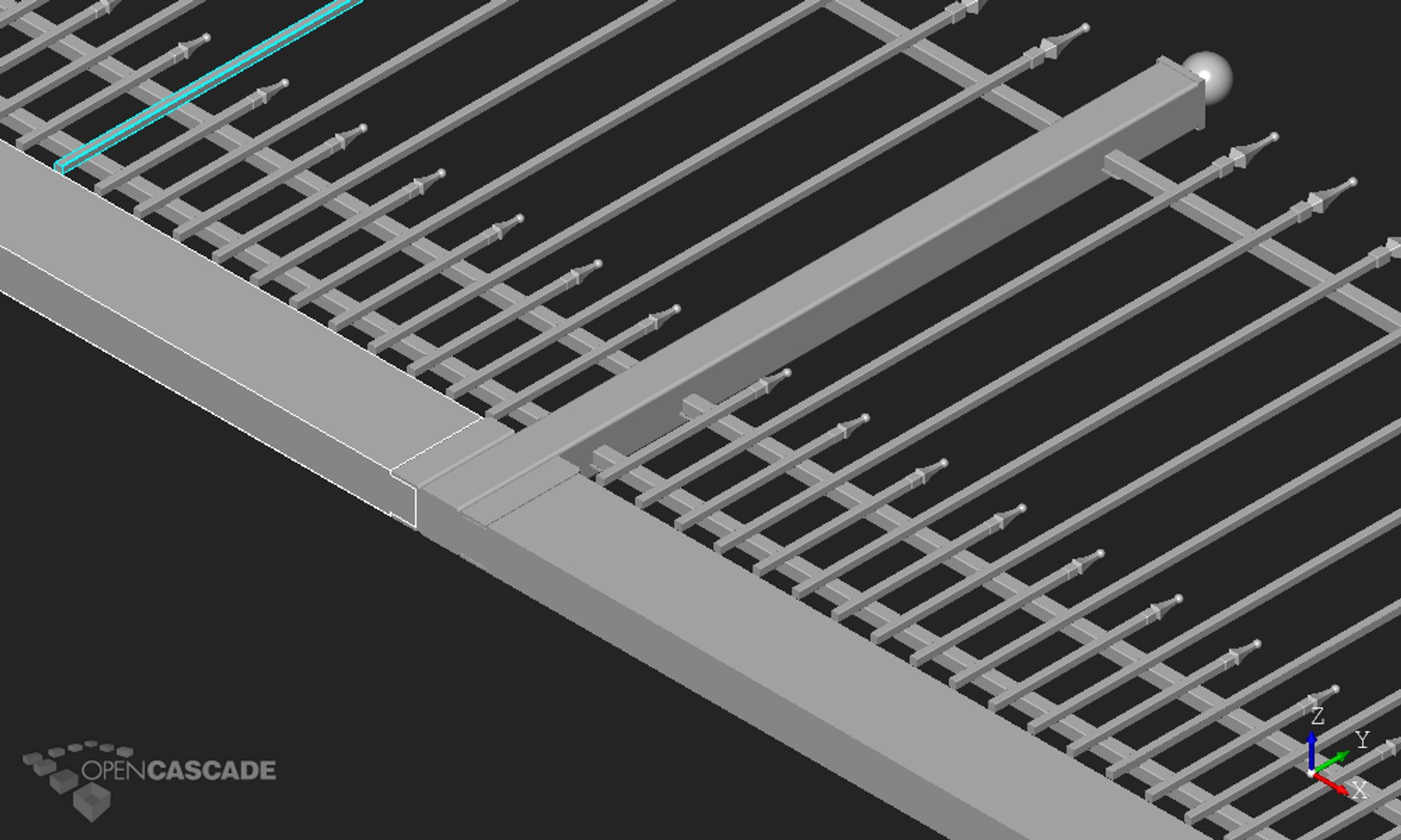 Spiked metal fence solidworks 3D model - TurboSquid 1478085