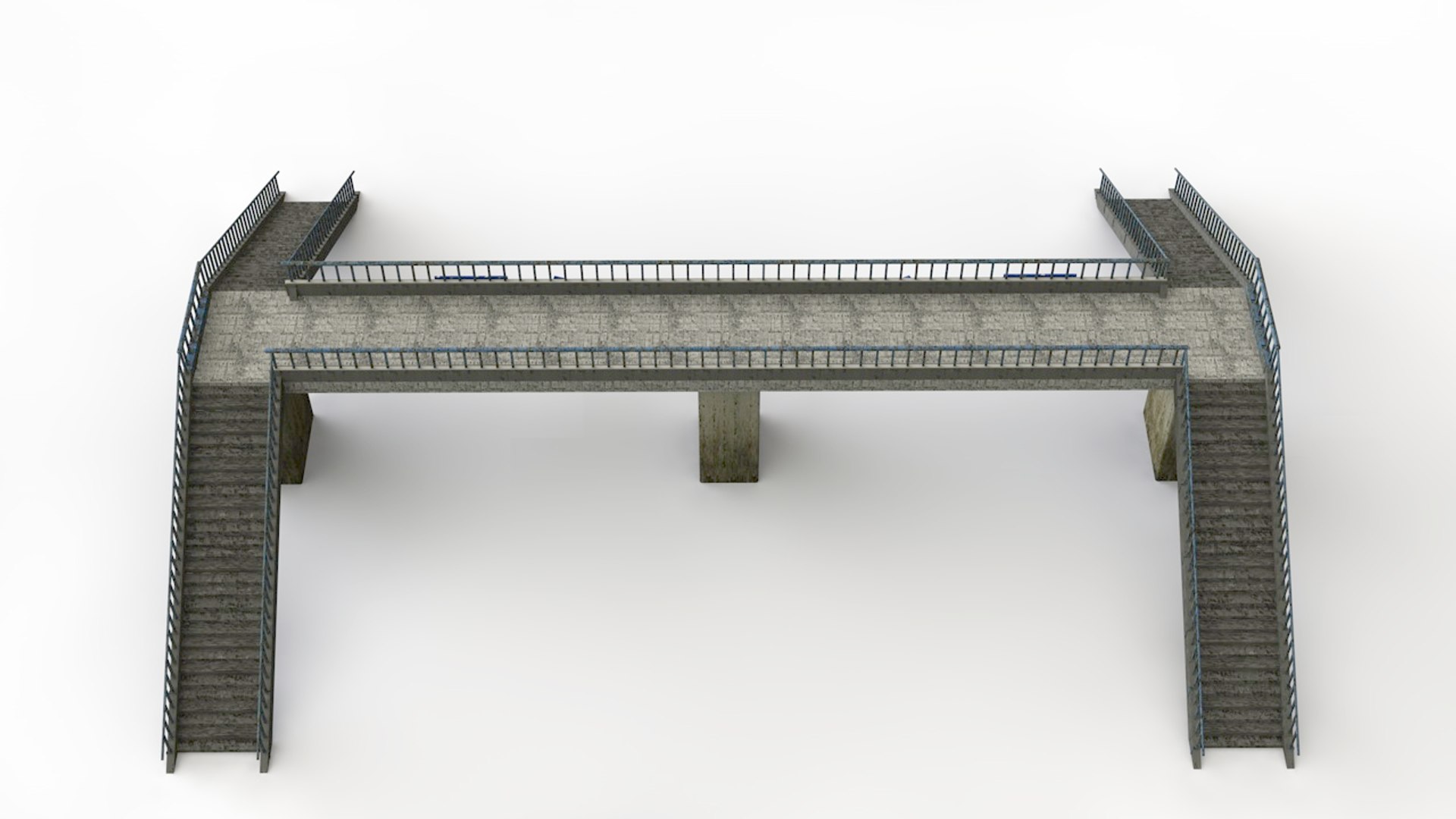 3D footbridge foot model - TurboSquid 1443089
