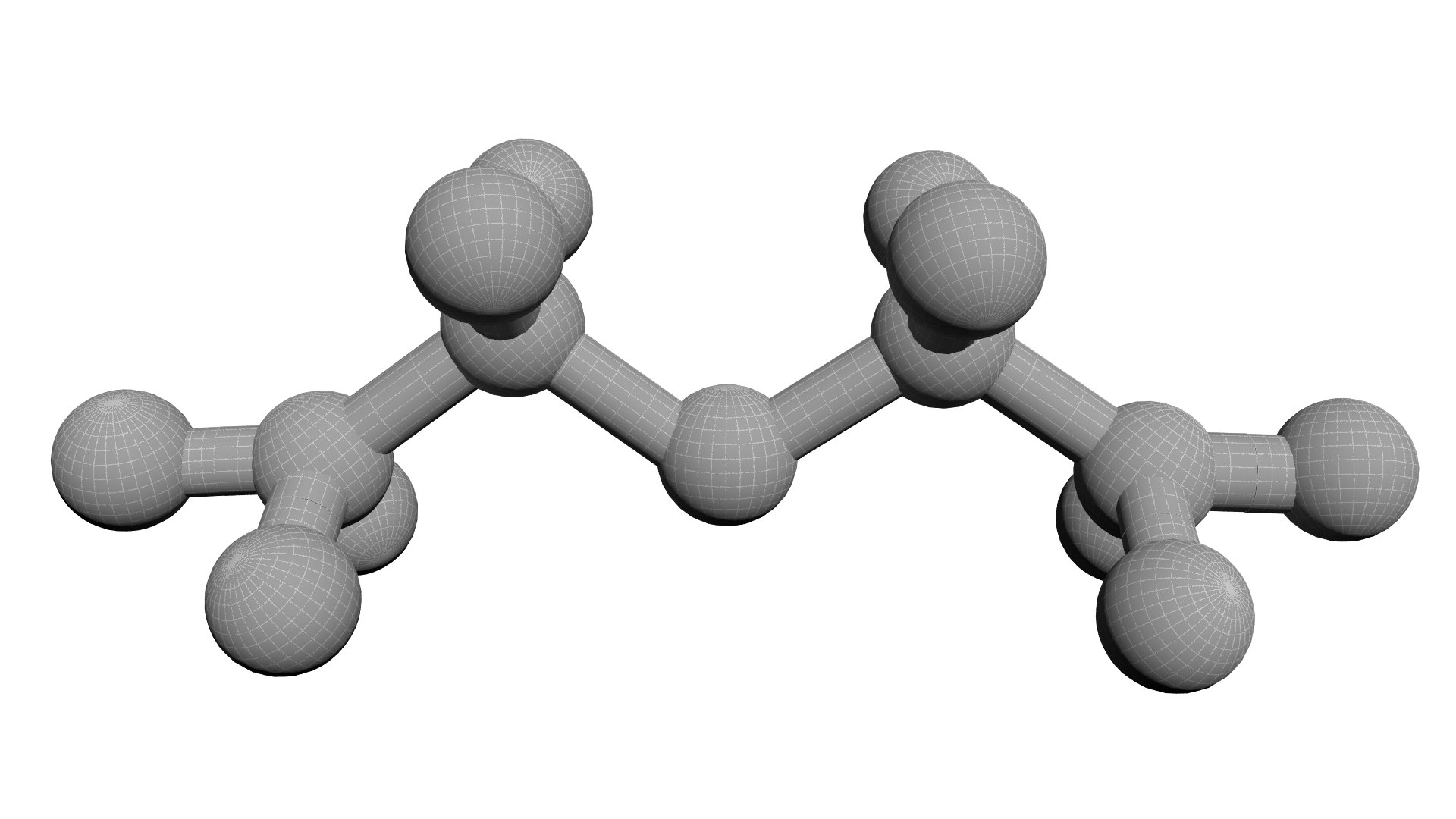 3D Model C2h5 2o Diethyl Ether - TurboSquid 1424000
