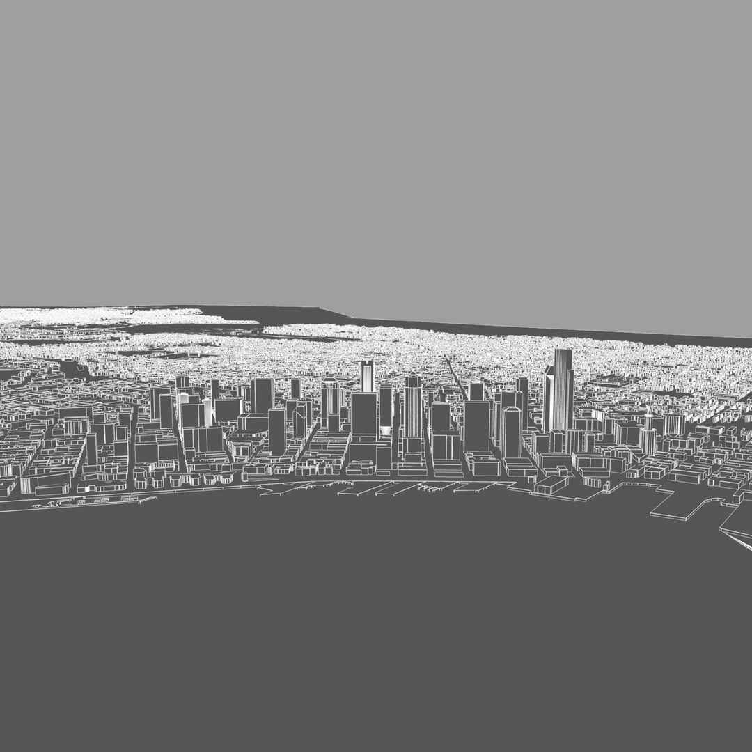 3d Seattle Cityscape