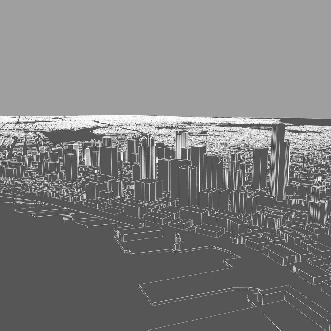 3d Seattle Cityscape