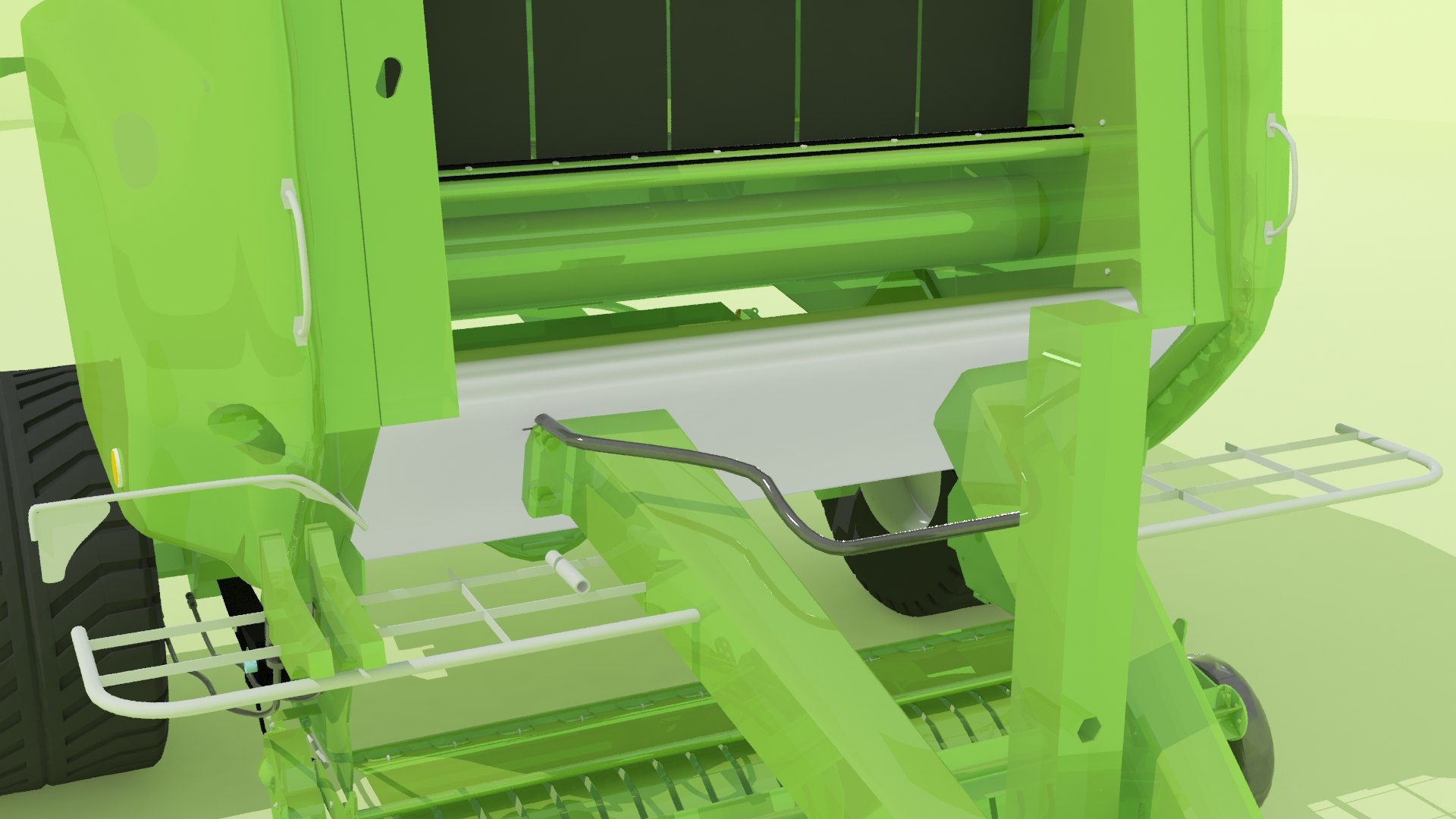 3d Model Bale Baler Machine