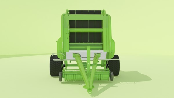 3d model bale baler machine