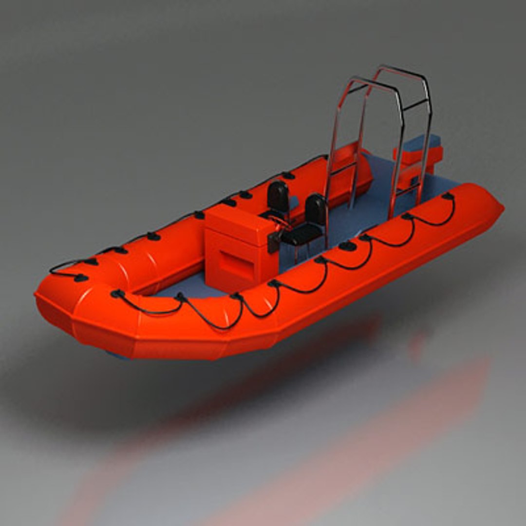 3d model dinghy motor